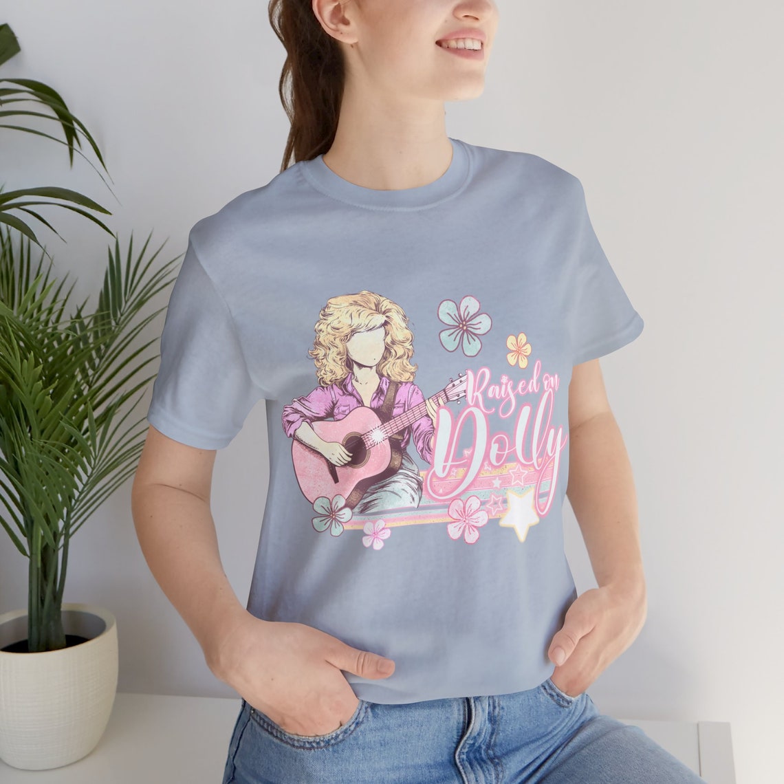 Raised on Dolly Unisex Short Sleeve Tee - Etsy
