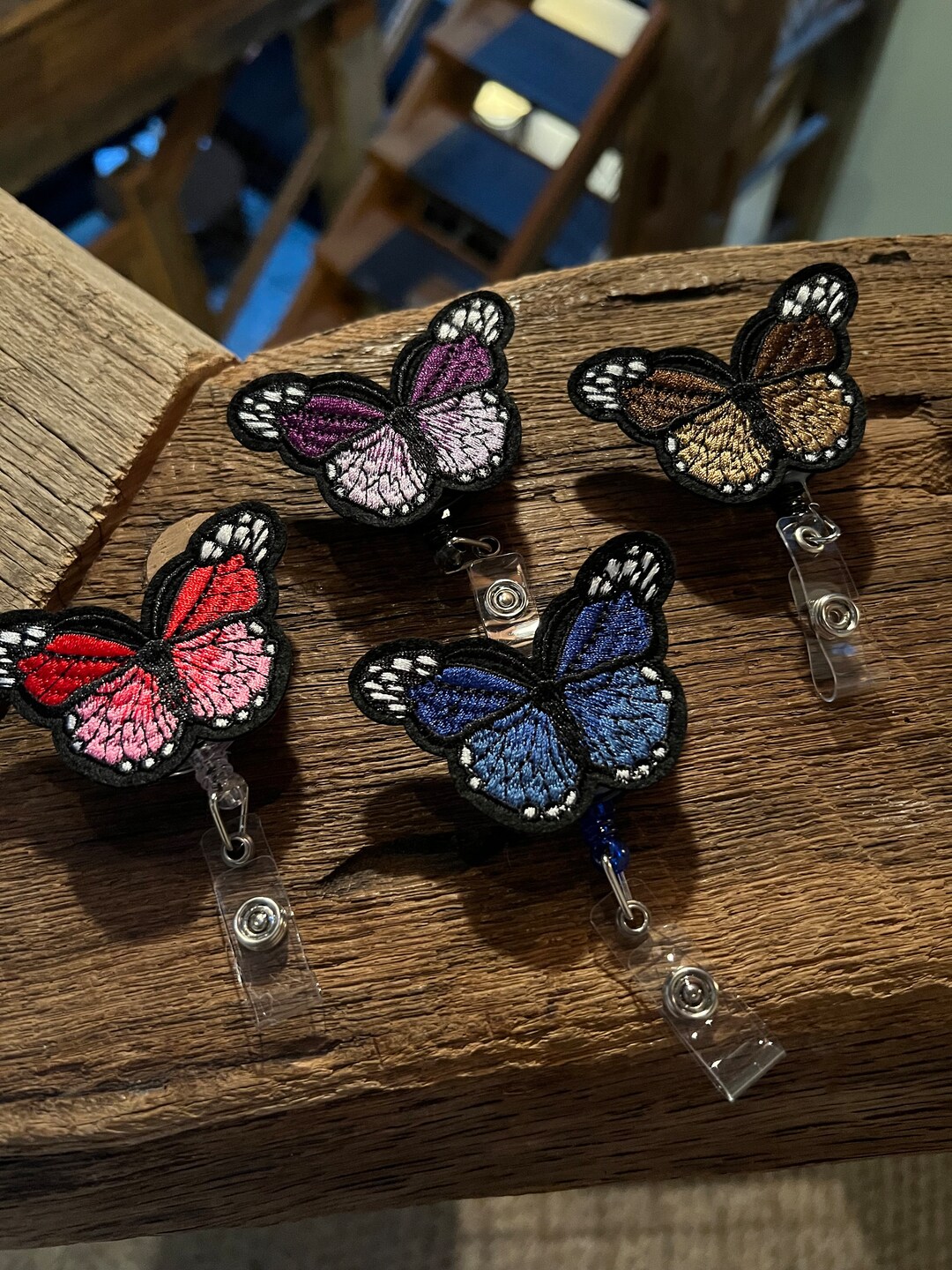 Butterfly Badge Reels - Etsy