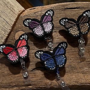 Butterfly Badge Reels - Etsy