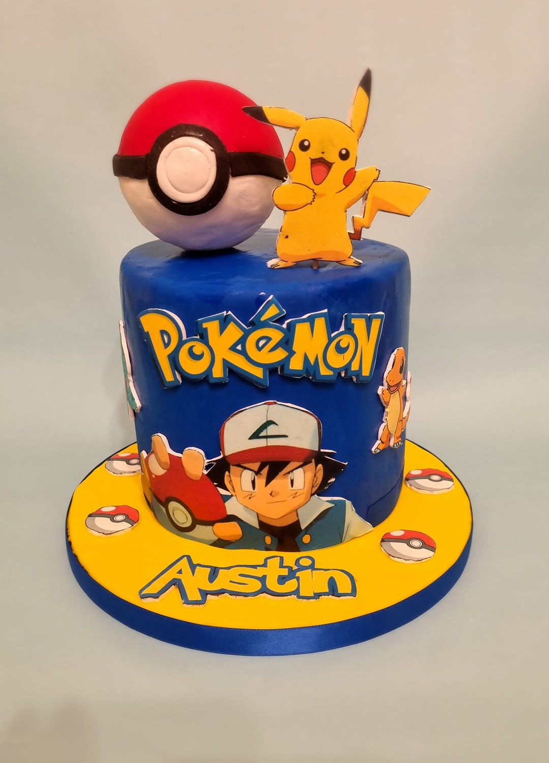 Pokemon Cake Topper, Edible Images for Your Cake - Custom Edible Icing ...