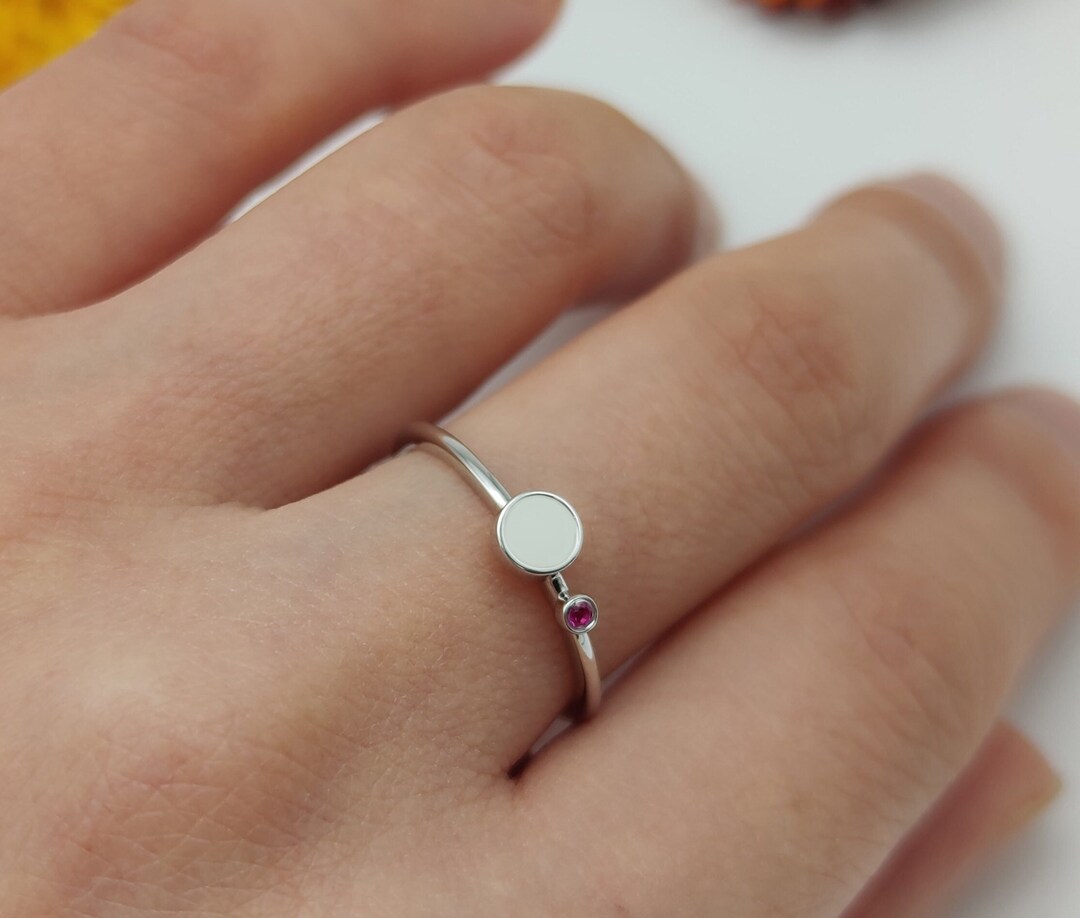 10k Solid Gold Birthstone Breastmilk Ring DIY Kit, Breastmilk Jewelry ...