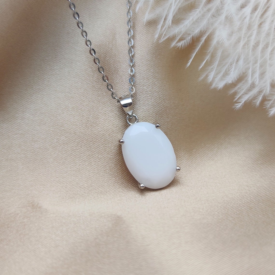 Breastmilk Oval Necklace, DIY Breastmilk Jewelry Kit, 925 Silver ...