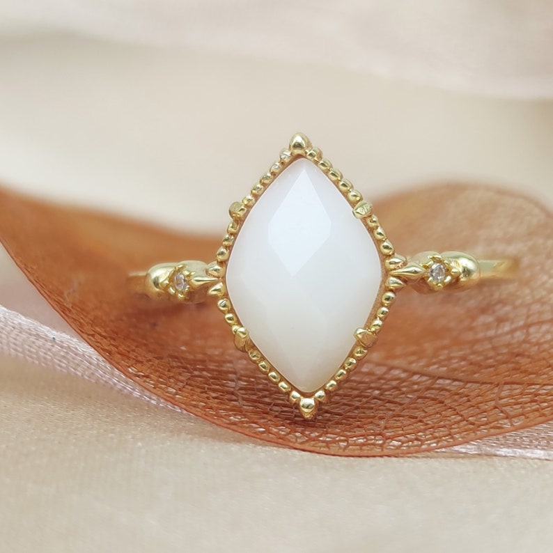 Vintage Diamond Shape Breastmilk Ring, DIY Breastmilk Jewelry ...