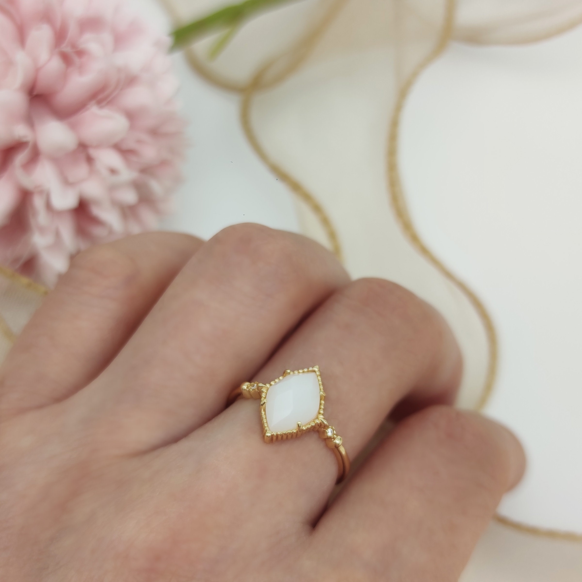 Vintage Diamond Shape Breastmilk Ring DIY Breastmilk Jewelry - Etsy