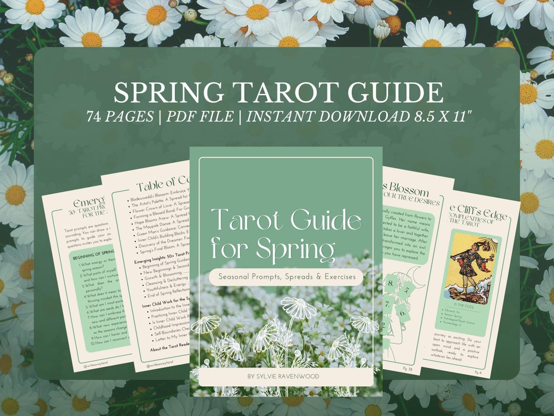 Tarot Guide for Spring: Seasonal Tarot Spreads & Prompts | Spring ...
