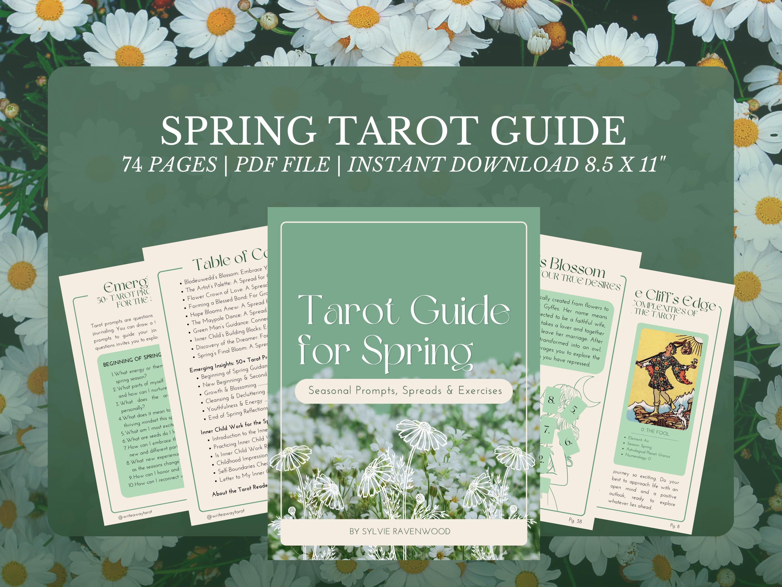 Tarot Guide for Spring: Seasonal Tarot Spreads & Prompts | Spring ...