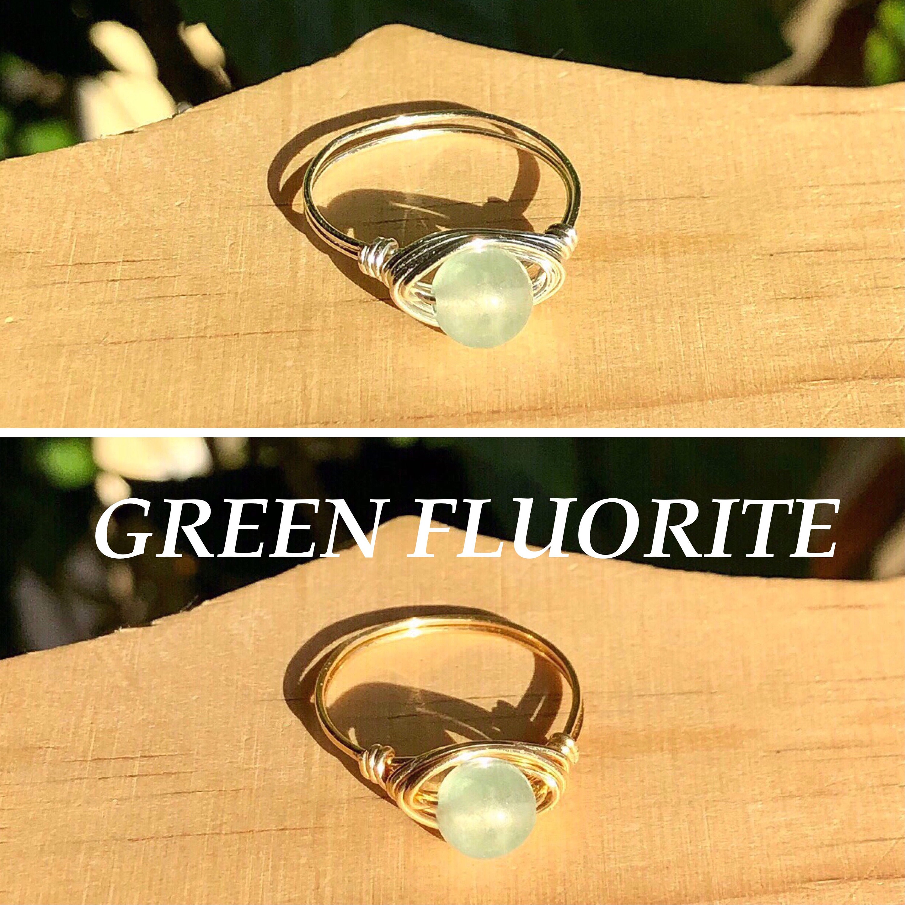 Handmade Wire Wrapped Ring Wire Wrapped Crystal Ring - Etsy