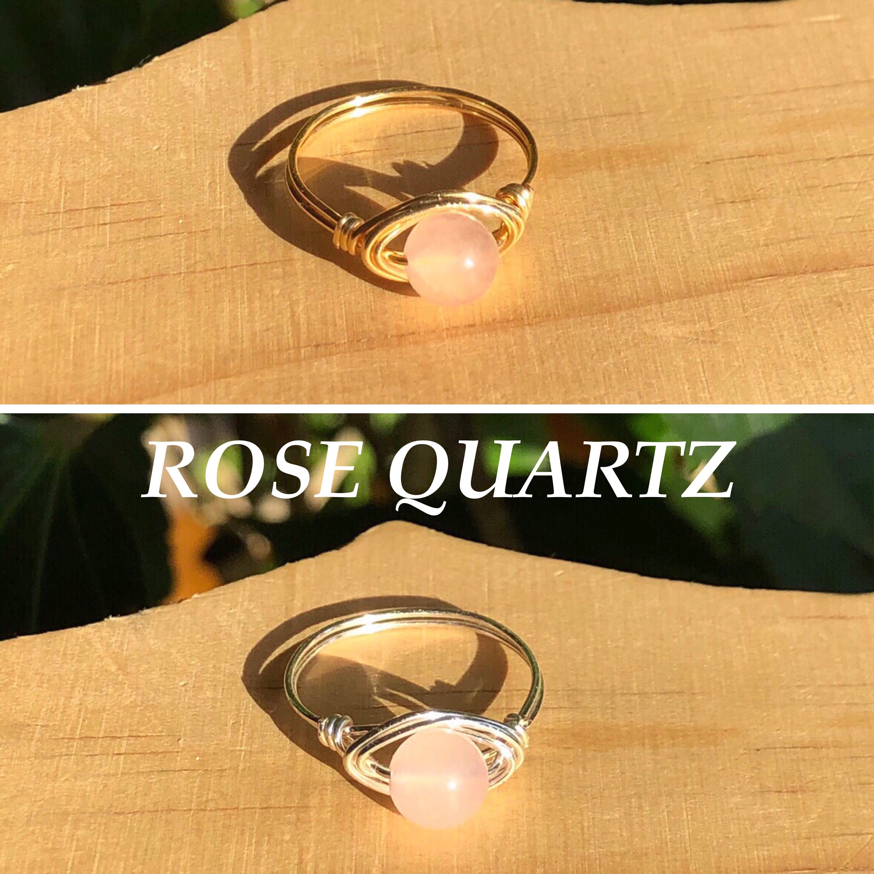 Handmade Wire Wrapped Ring Wire Wrapped Crystal Ring - Etsy