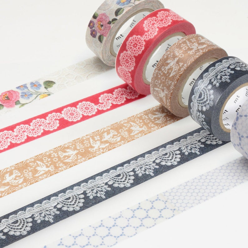 MT EX Washi Tapes: Lace Lace Design Masking Tape Lace Washi | Etsy