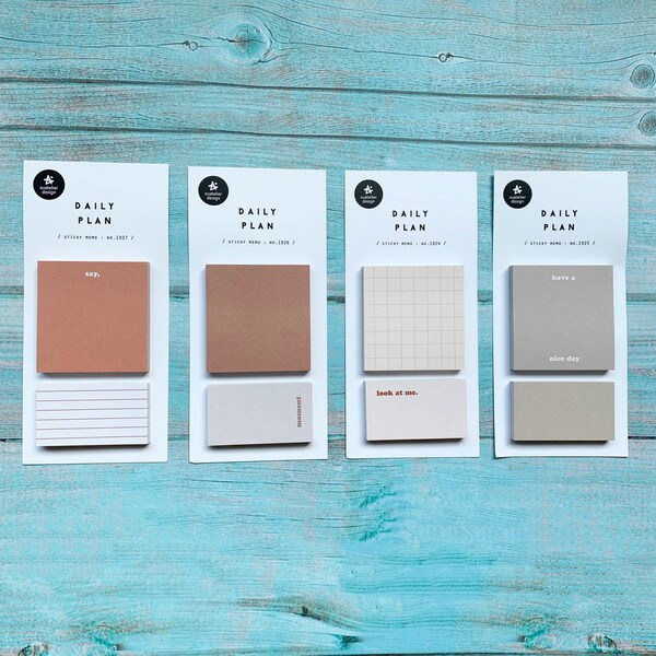 Korean Sticky Note - Etsy