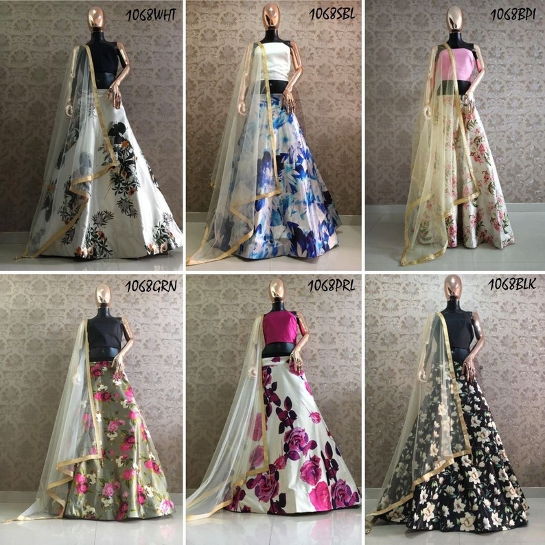 Designer Lehenga Choli for Women Party Wear Bollywood Lengha - Etsy