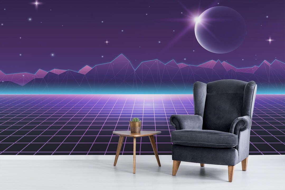 Gaming Removable Vinyl Mural / Peel and Stick Video Game Pattern ...