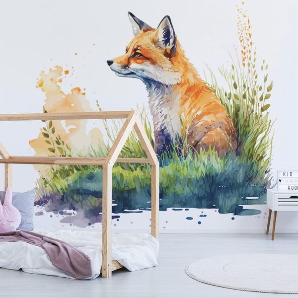 Fox Wallpaper - Etsy