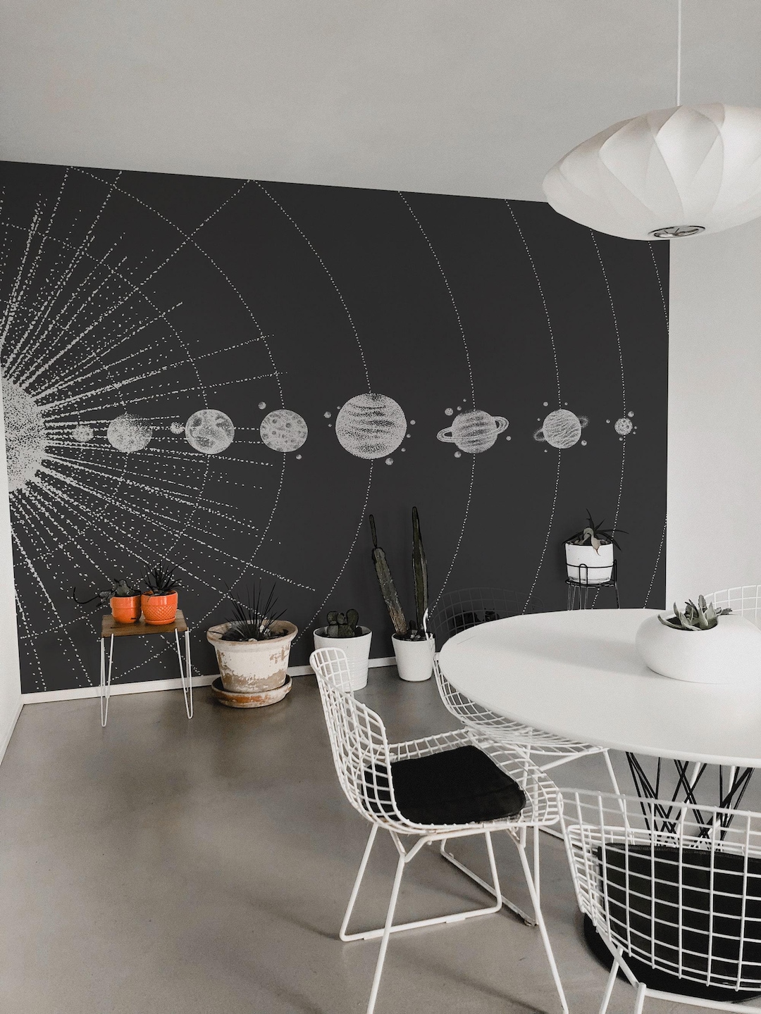 Solar System Removable Vinyl Mural / Peel and Stick Solar System ...