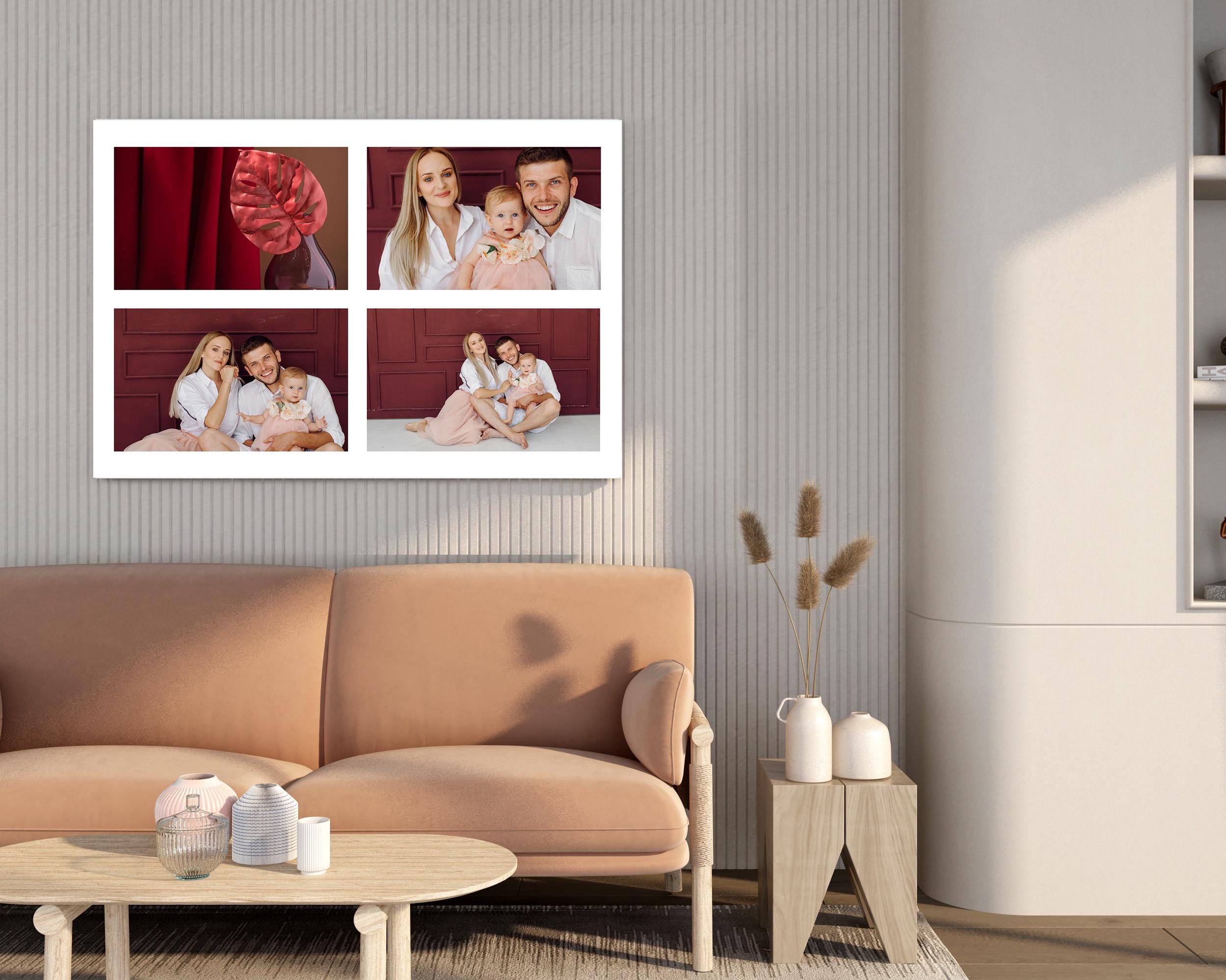 Horizontal Photo Collage Canvas Print, Custom Wall Art - Etsy