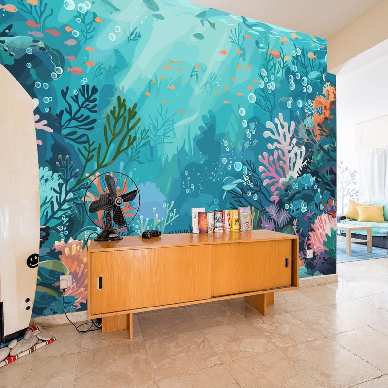 Underwater Wall Murals - Etsy