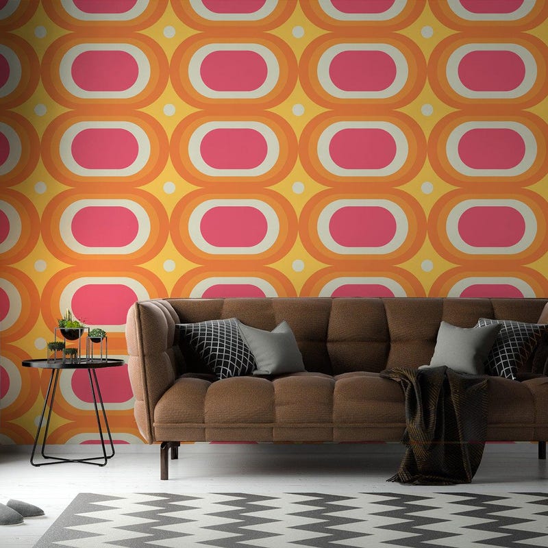 70s Wallpaper - Etsy