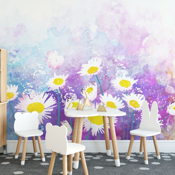 Whimsy Floral Wallpaper - Etsy