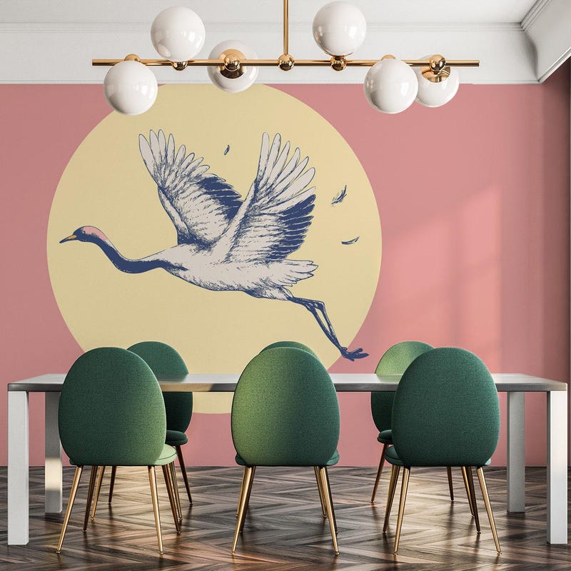Bird Wall Mural - Etsy