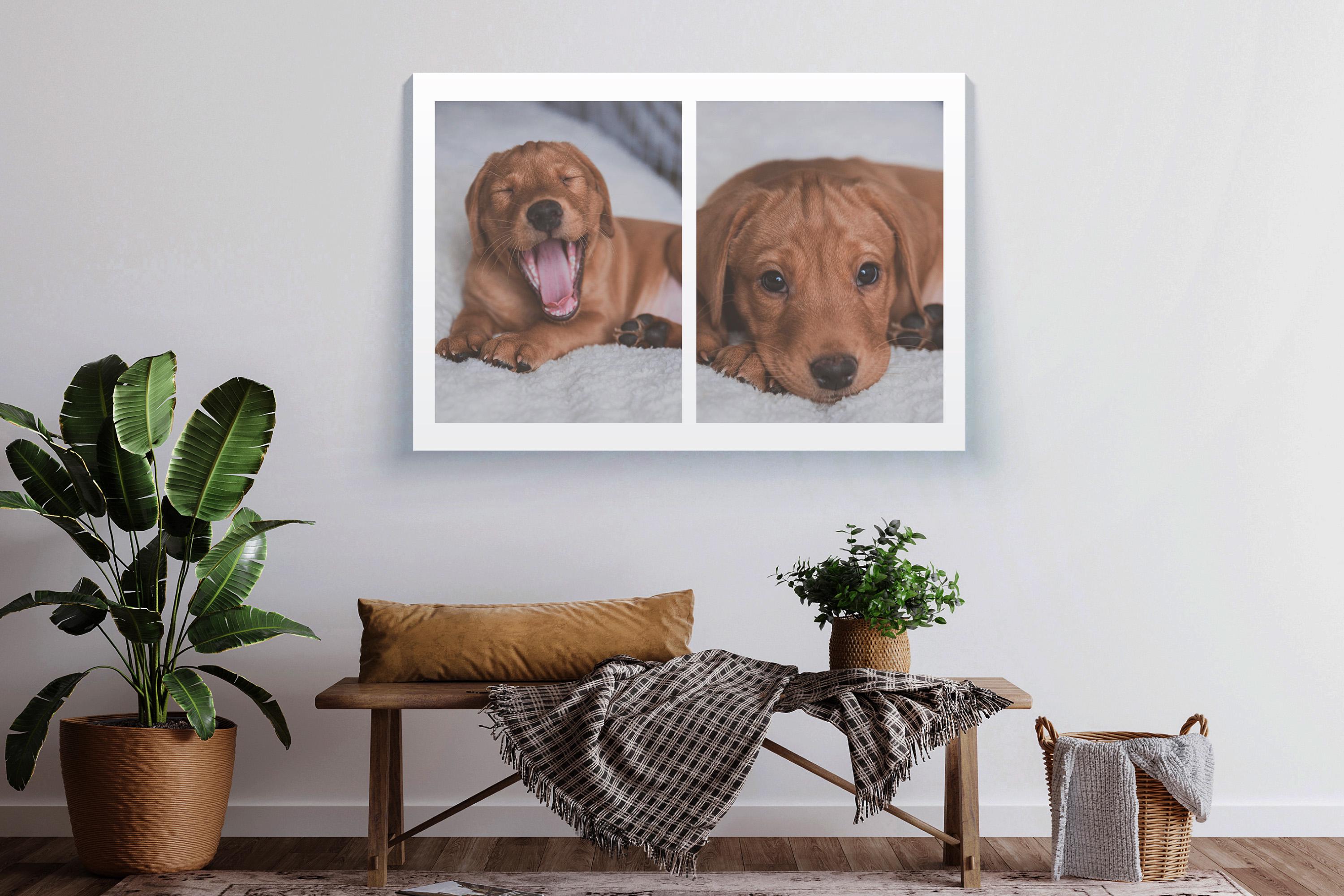 Horizontal Photo Collage Canvas Print, Custom Wall Art - Etsy