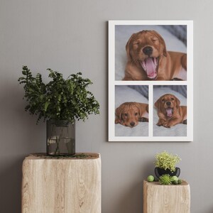 Vertical Photo Collage Canvas / Custom Canvas Art Print / Canvas From ...