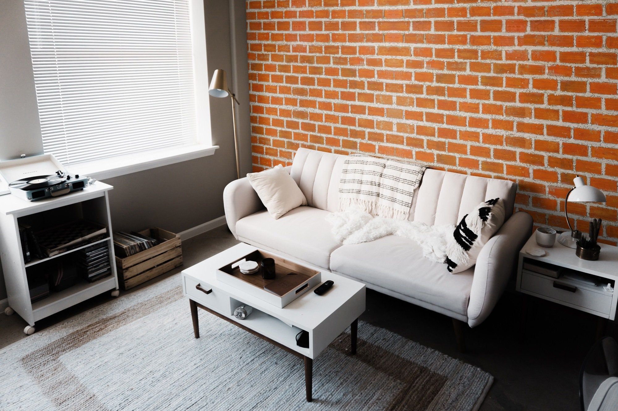 Red Brick Wall Vinyl Mural / Red Brick Wallpaper / Red Brick | Etsy