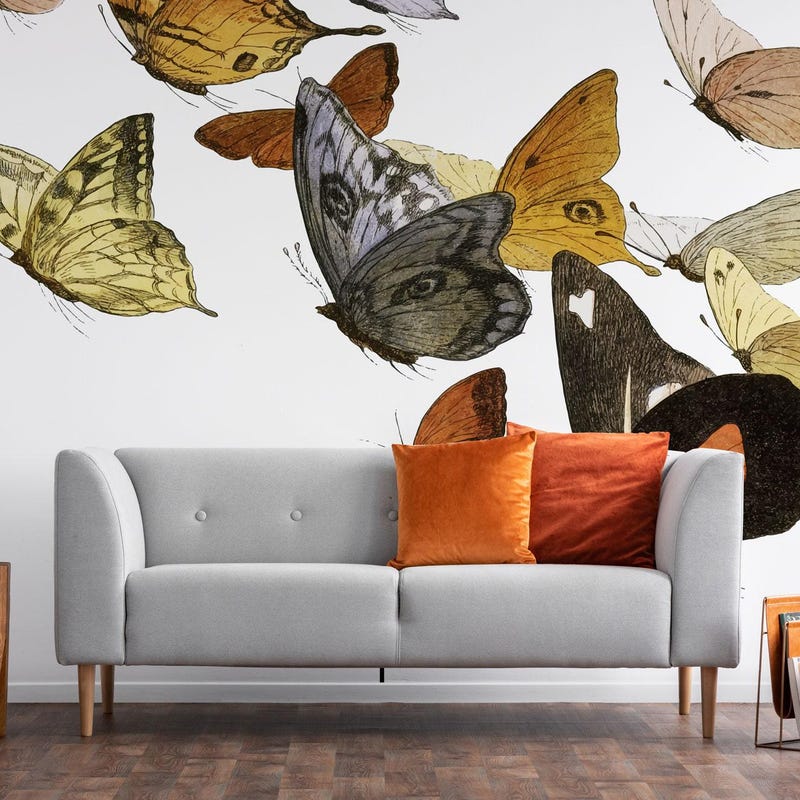 Butterfly Mural - Etsy