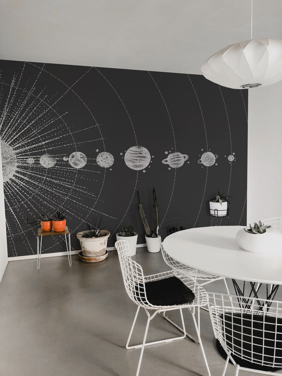 Solar System Removable Vinyl Mural / Peel and Stick Solar System ...