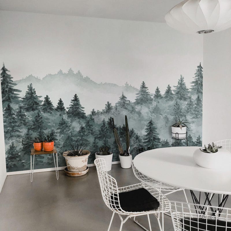 Watercolor Mural - Etsy