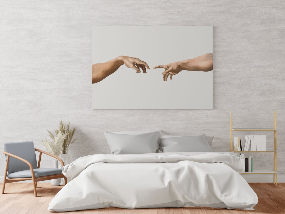 Greek God Hands Canvas Print, Religious Wall Art - Etsy