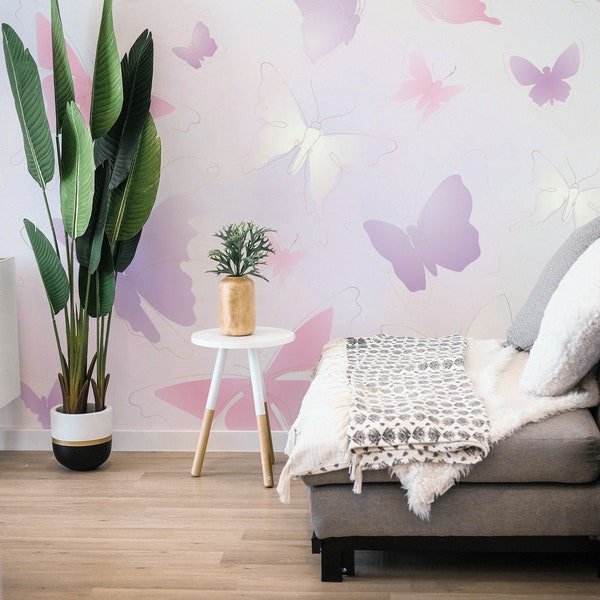 Butterfly Mural - Etsy