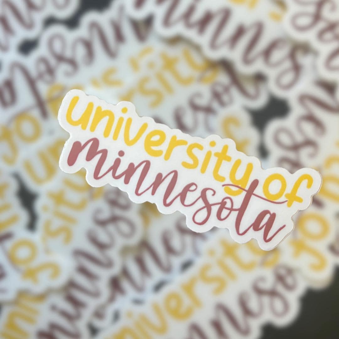 University of Minnesota Sticker - Etsy
