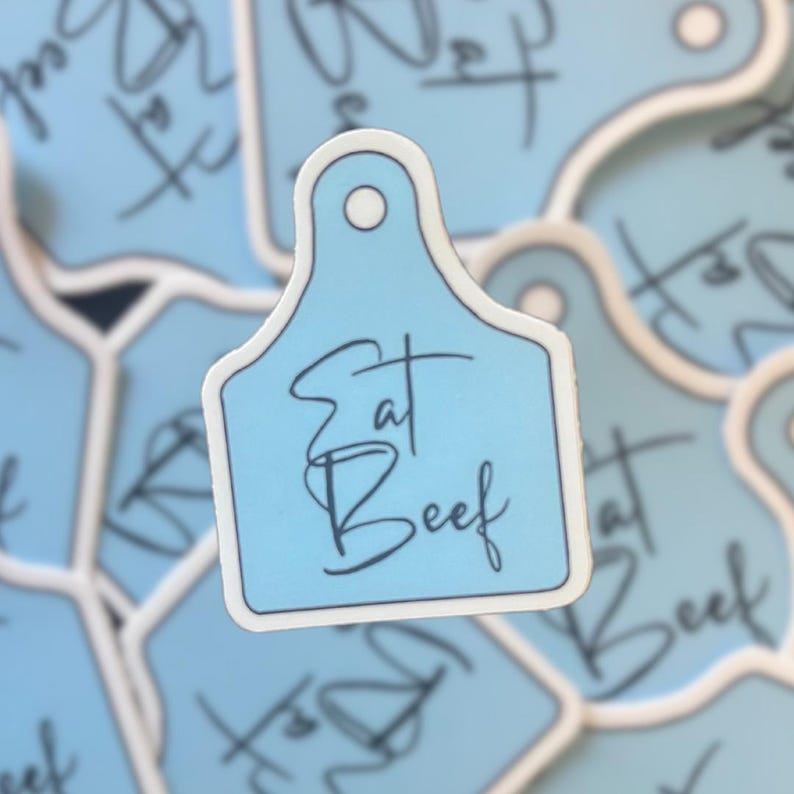 Eat Beef Sticker - Etsy