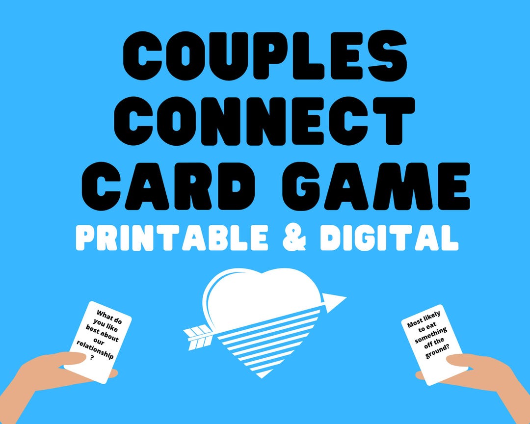 Printable Couples Card Game: Romantic Date Night Questions (digital ...
