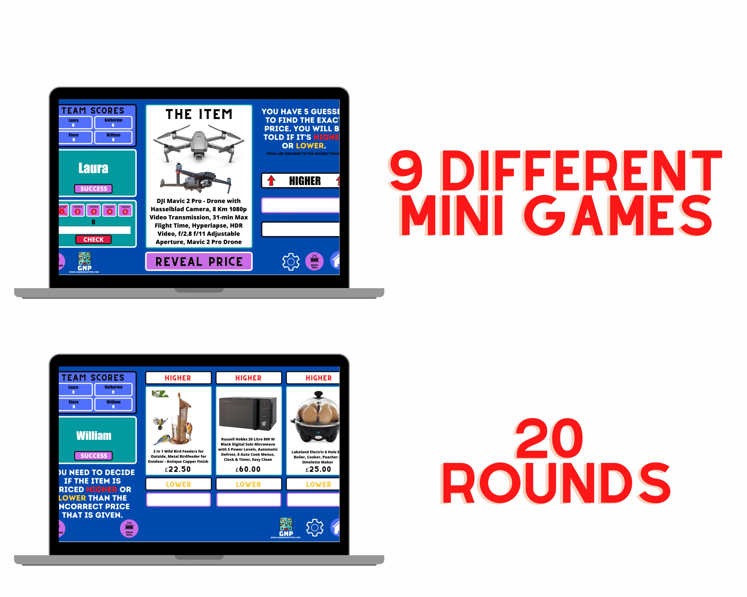 The Price is Right - Virtual Party Game - Family, Team Building ...