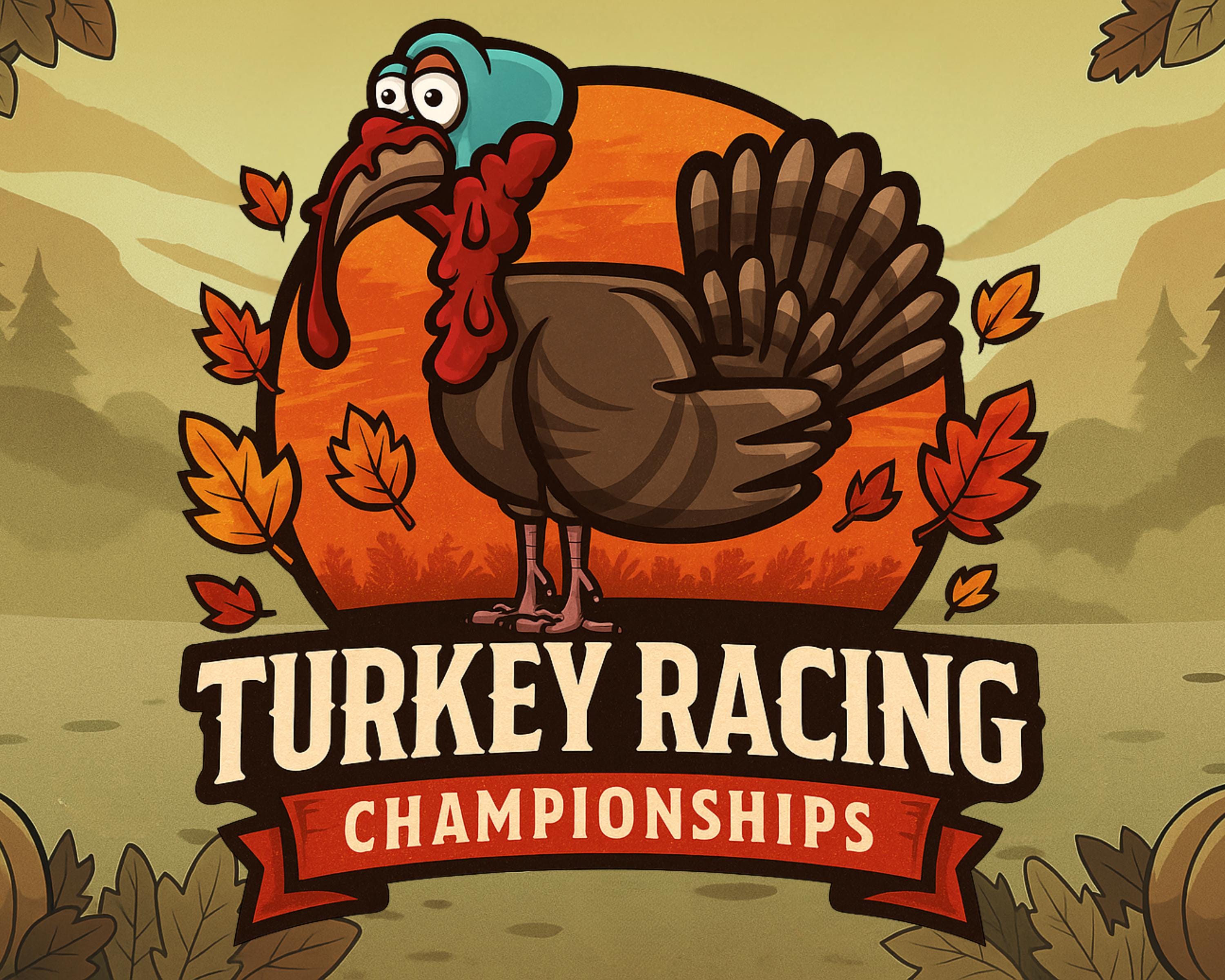 Thanksgiving Virtual Game | Turkey Racing Zoom Party Activity - Etsy