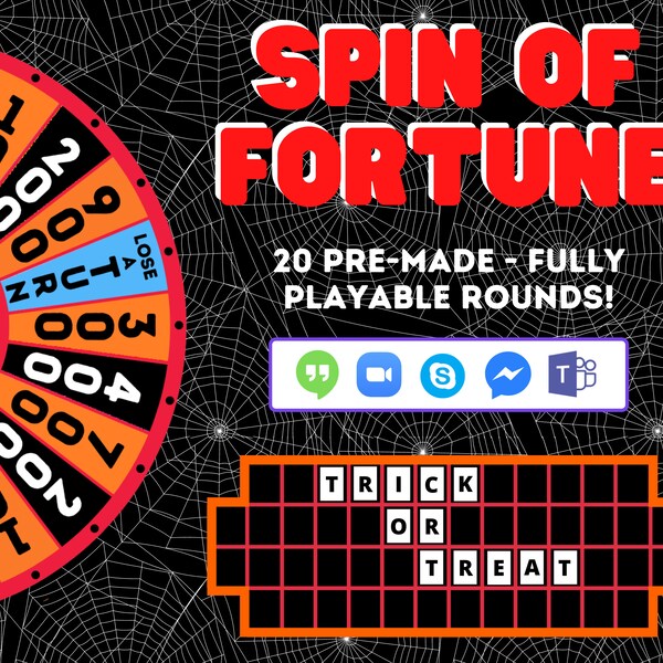 Wheel of Fortune Powerpoint - Etsy