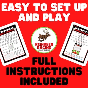 Virtual Reindeer Racing: Christmas Party Game (digital Download) - Etsy UK