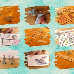 Magic School Printable Board Game - Family Board Game - Party Game ...