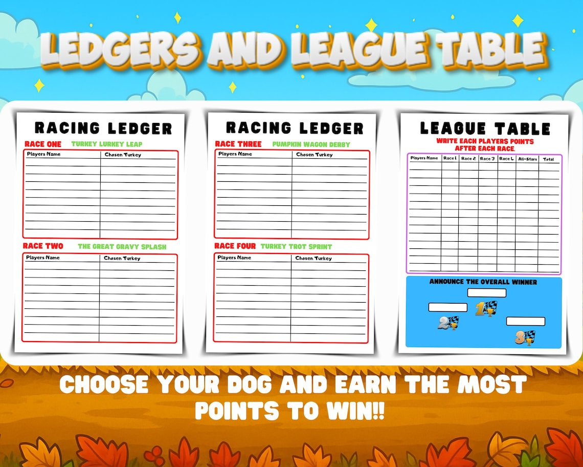 Thanksgiving Virtual Game | Turkey Racing Zoom Party Activity - Etsy
