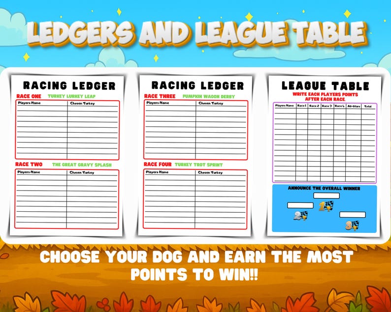 Thanksgiving Virtual Game | Turkey Racing Zoom Party Activity - Etsy