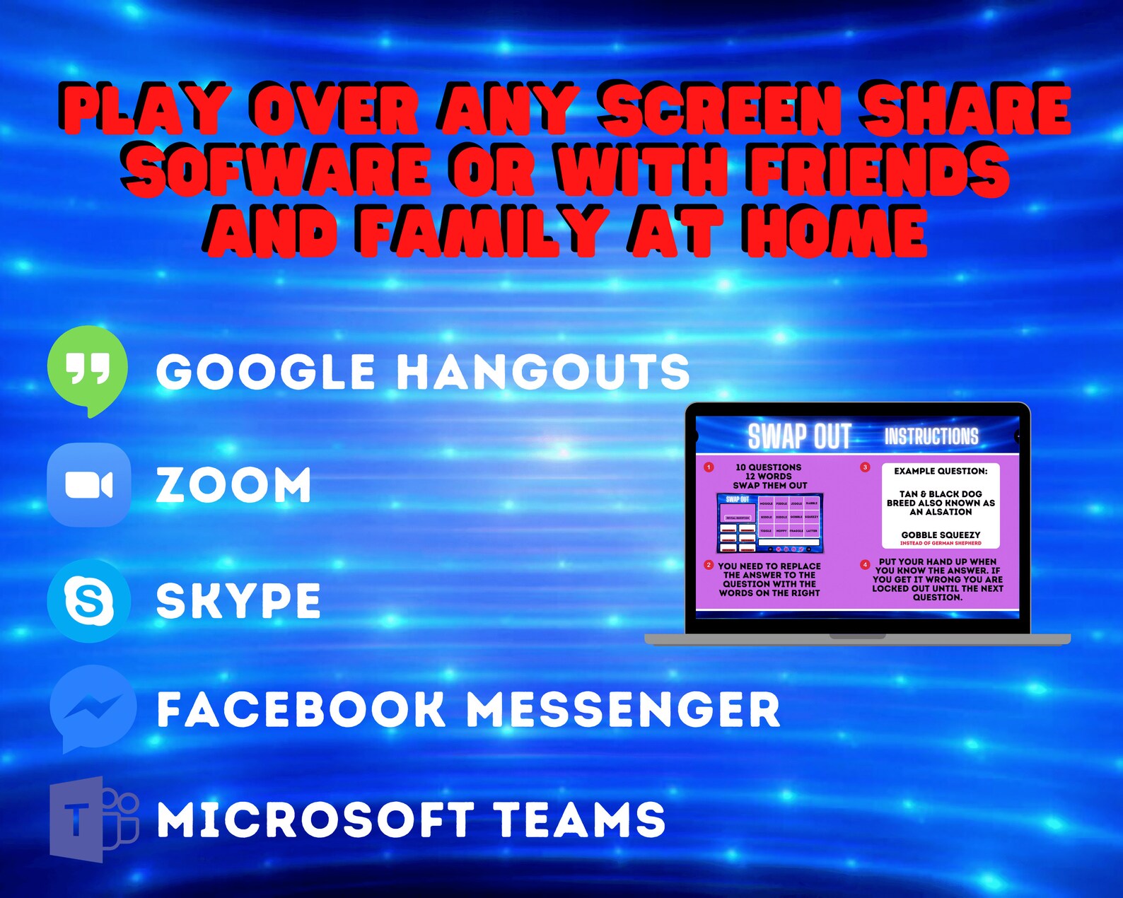 Virtual Screenshare Trivia Games Quiz Game Zoom Games - Etsy UK