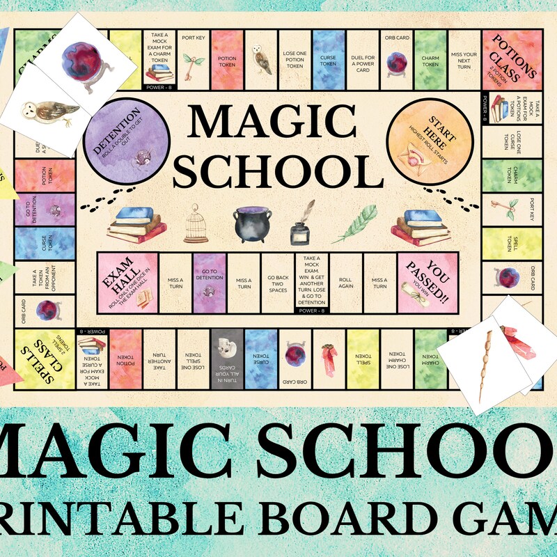 Board Game Prints - Etsy