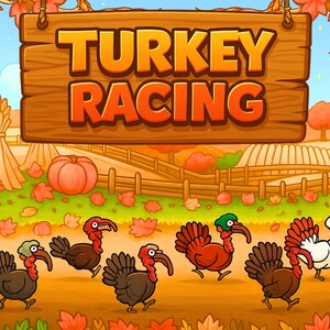 Turkey Racing Thanksgiving Party Game: Family, Team, Classroom Game. - Etsy