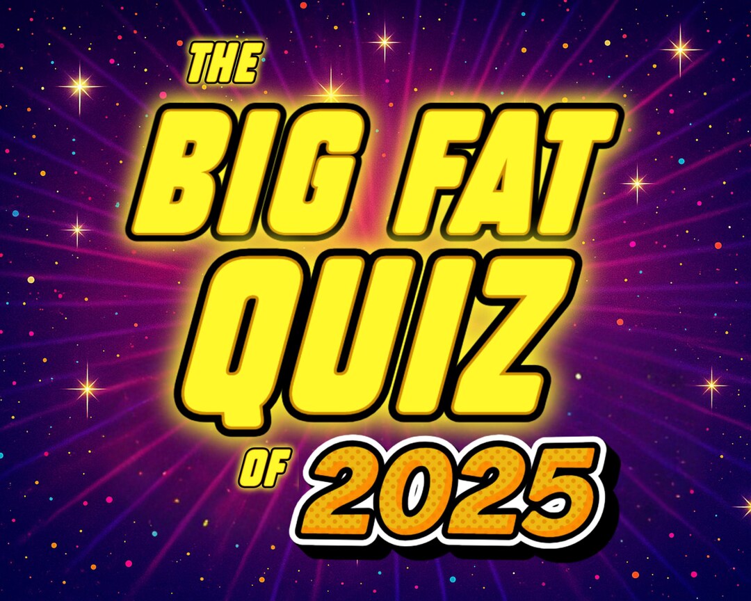 Big Fat Quiz of the Year 2025 | New Year's Eve Quiz | Virtual Trivia ...