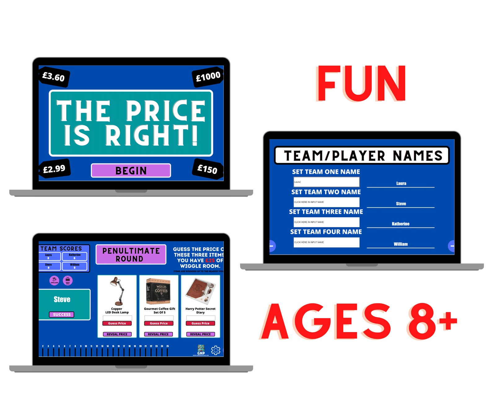 The Price is Right - Virtual Party Game - Family, Team Building ...