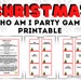 Christmas Who Am I Card Game - Christmas Kids Games - Christmas Party ...