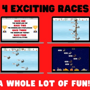 Virtual Reindeer Racing: Christmas Party Game (digital Download) - Etsy