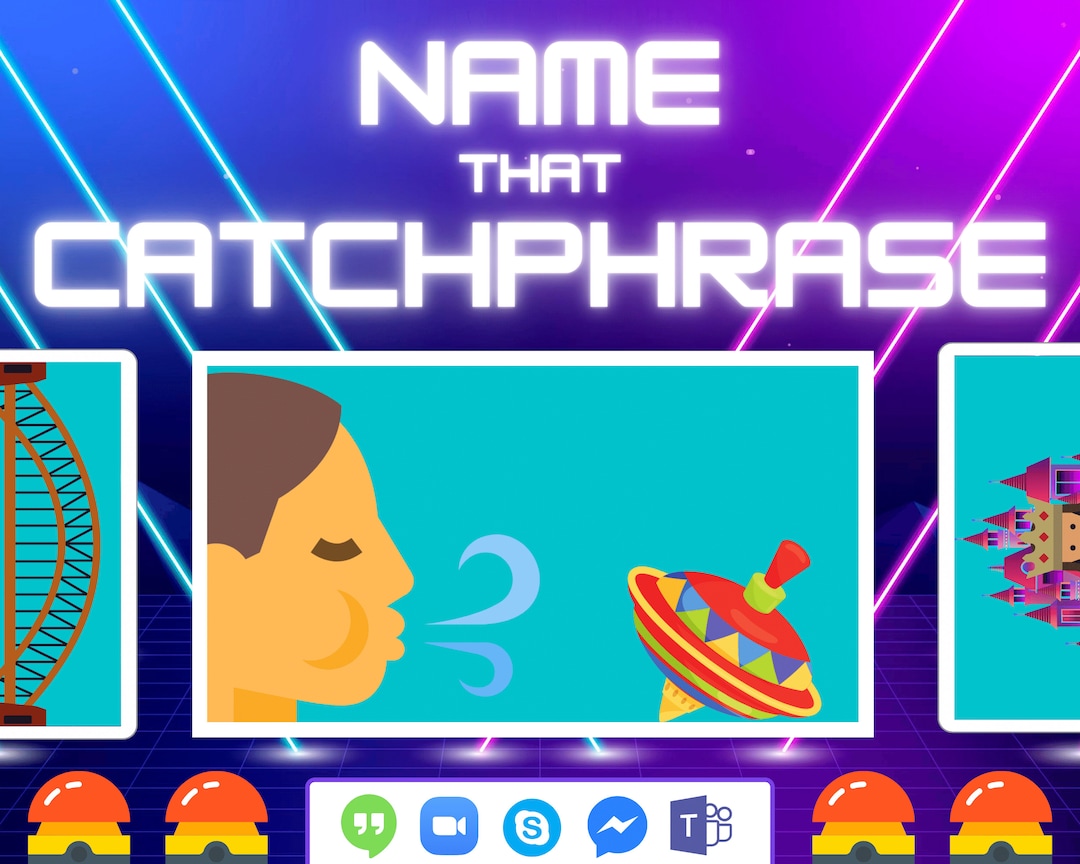 Family Gameshow - Catchphrase - Zoom Games - Party Games - Virtual ...