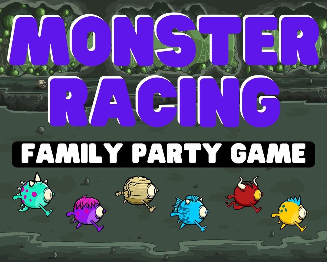 Virtual Monster Racing Game: Halloween Family Party (digital Download ...